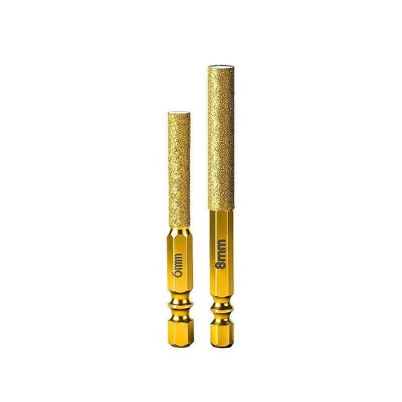 Diamond Tile and Glass Drill Bit Set, Hex Shank Hole Cutter Kit ...