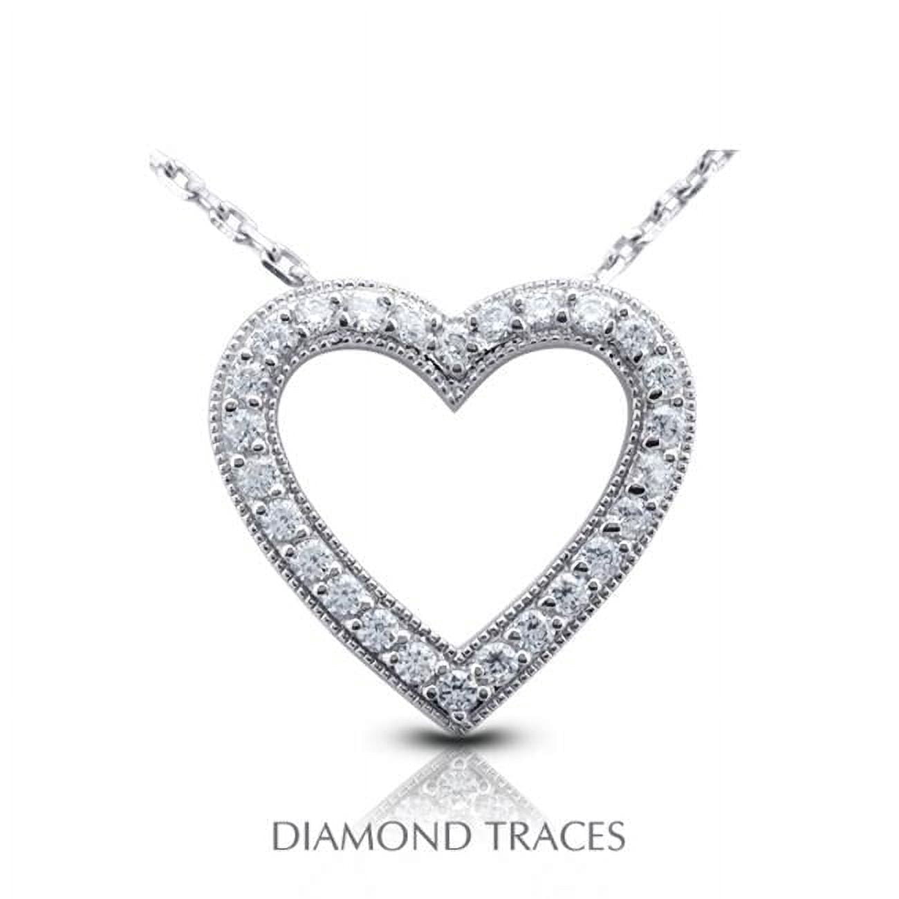 Diamond Traces 0.95 Carat Total Natural Diamonds 14K White Gold Prong ...