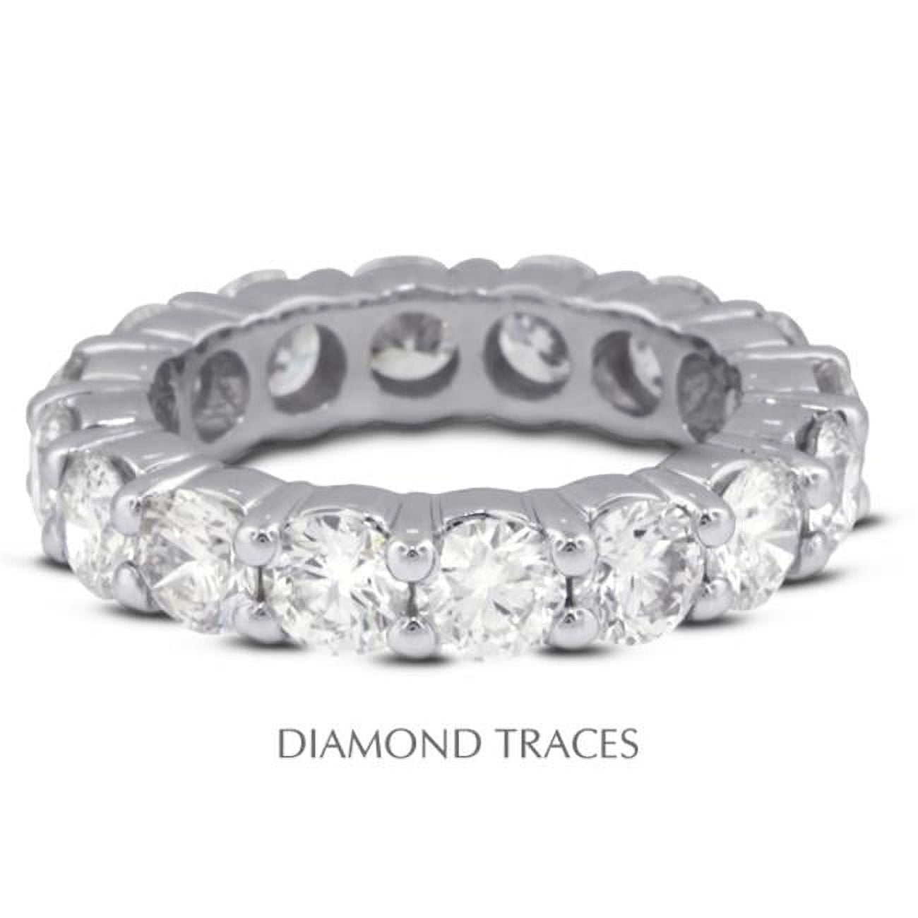 Diamond Traces UD-EWB100-1848 18K White Gold 4-Prong Setting 3.16 Carat ...