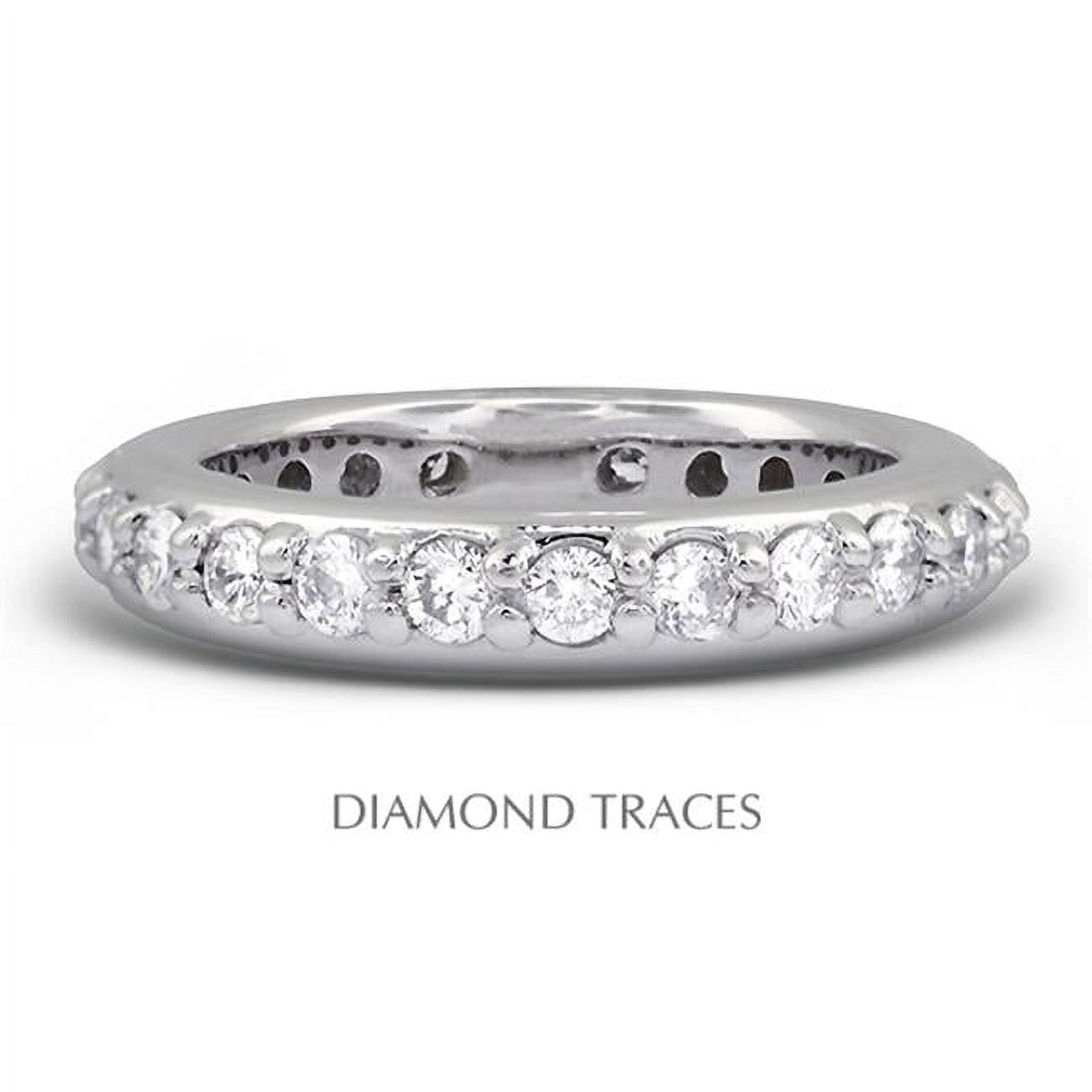 Diamond Traces UD-EWB450-8433 18K White Gold Pave Setting 1.11 Carat ...