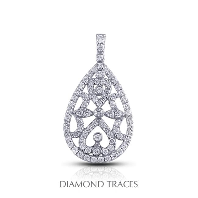 Diamond Traces UD-OS2687-7451 2.05 Carat Total Natural Diamonds 14K ...
