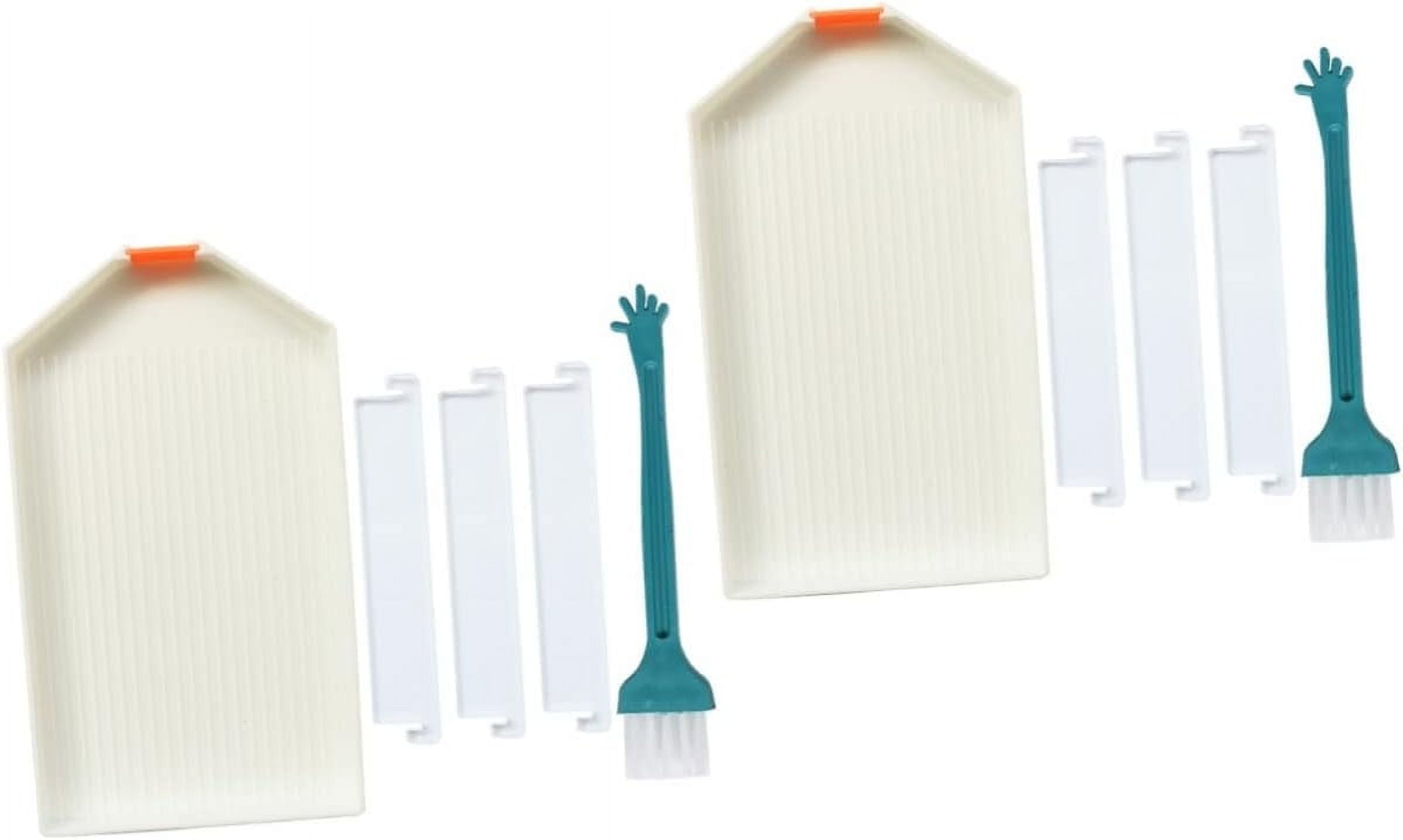 Diamond Tray 2 Sets Turning Disc Rhinestone Storage Tray Bead Sorting ...