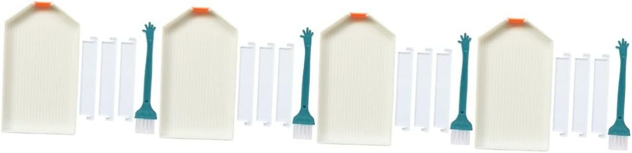 Diamond Tray 4 Sets Turning Disc Diamond Art Trays Nail Tech Accessories Multitools Diamond ...