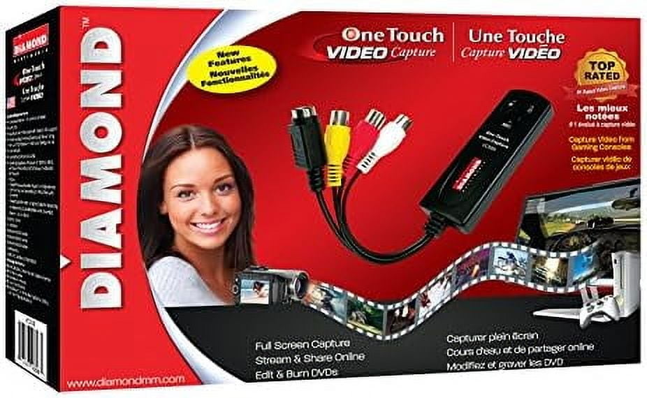 Diamond VC500SE One Touch VHS/Camcorder to Digital File Converter for ...