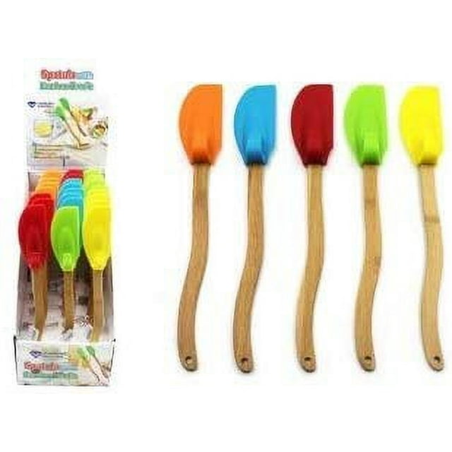 Diamond Visions 01-1690 Bamboo Silicone Spatula with Hanger 2 Spatulas ...