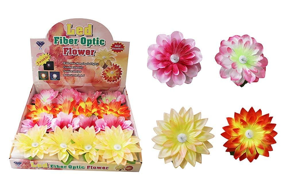 Diamond Visions 08-1248 Fiber Optic Light Up Flowers MultiPack in ...