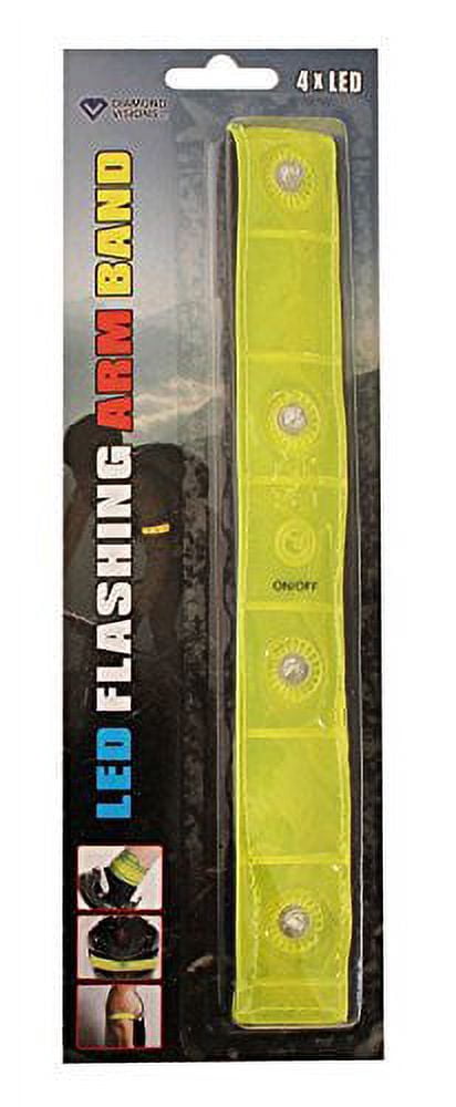 Diamond Visions 08-1431 4 LED Flashing Arm Band - Walmart.com