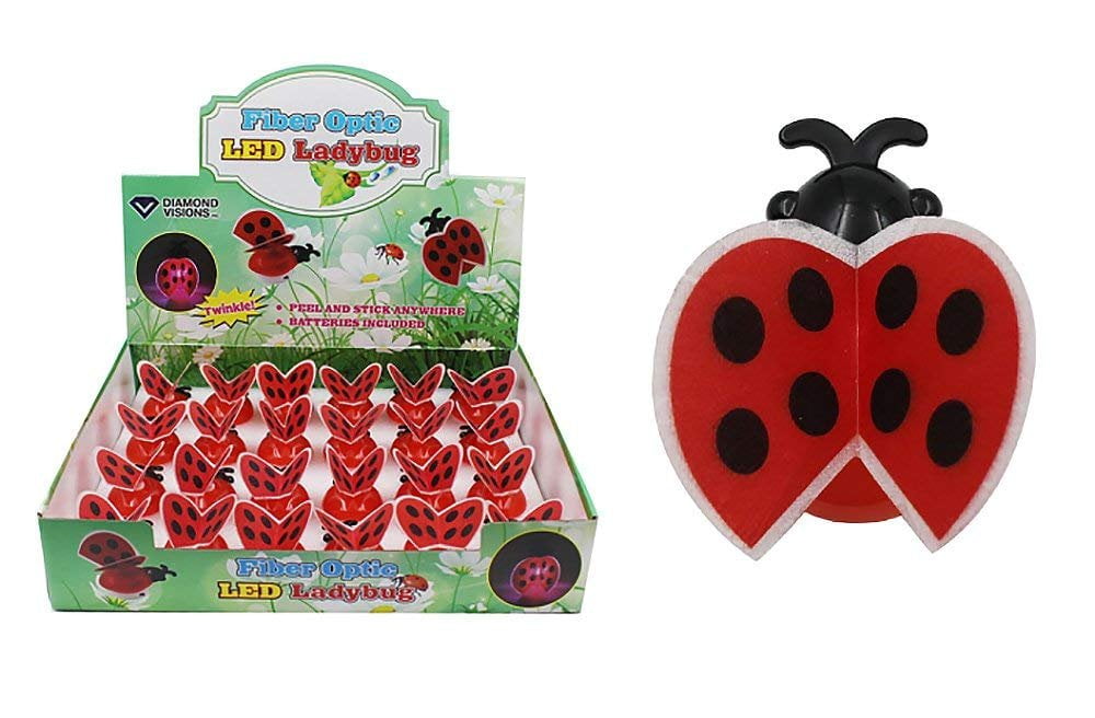 Diamond Visions 08-1805 Fiber Optic Light Up Ladybug MultiPack 2 ...