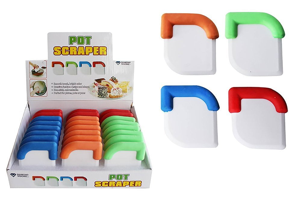 Diamond Visions 11-1453 Plastic Pot Scraper MultiPack Set in Assorted ...