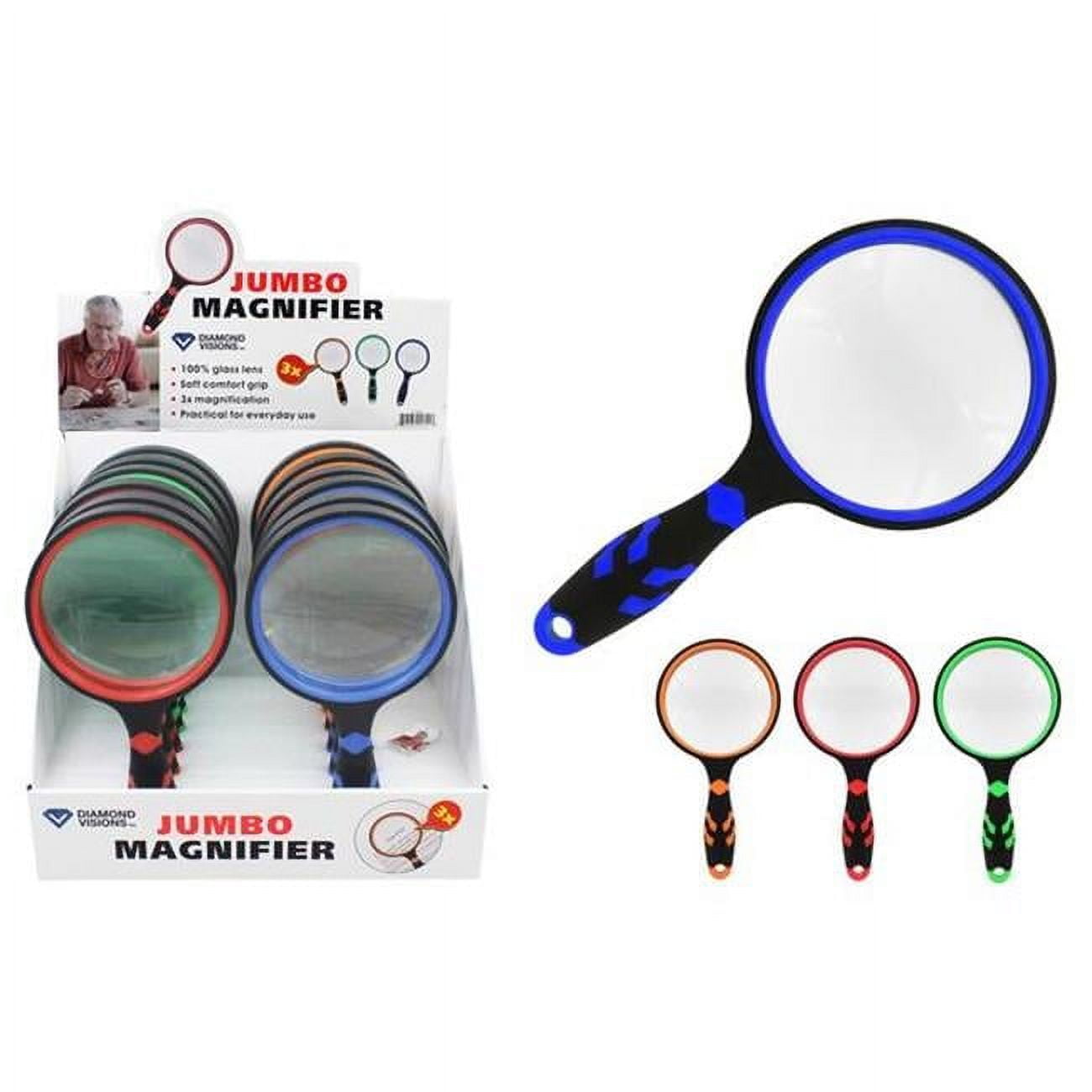 Diamond Visions Jumbo Magnifying Assorted Glass - Walmart.com