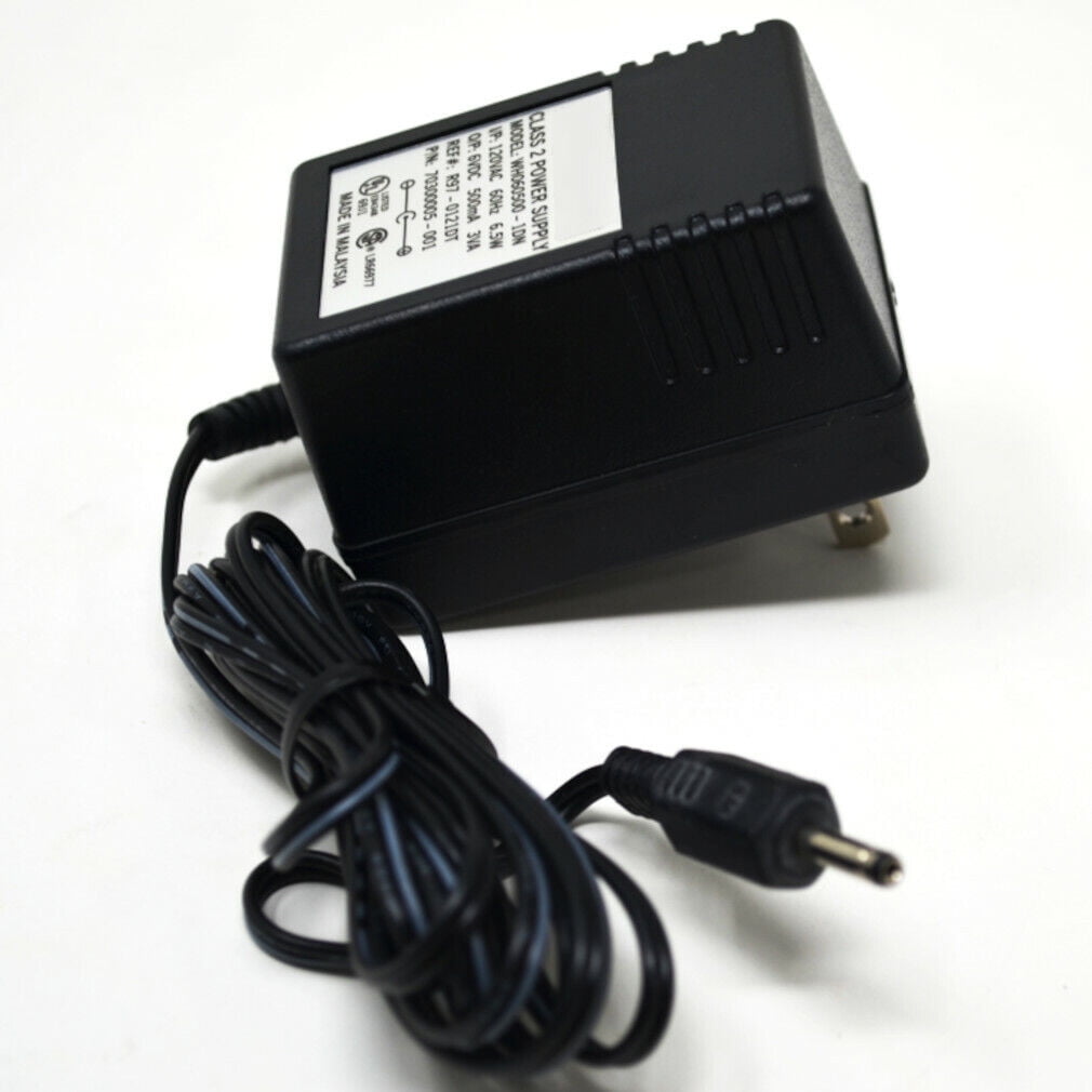 Diamond WH060500-1DN Class 2 Power Supply Output 6V DC 500mA Adapter ...