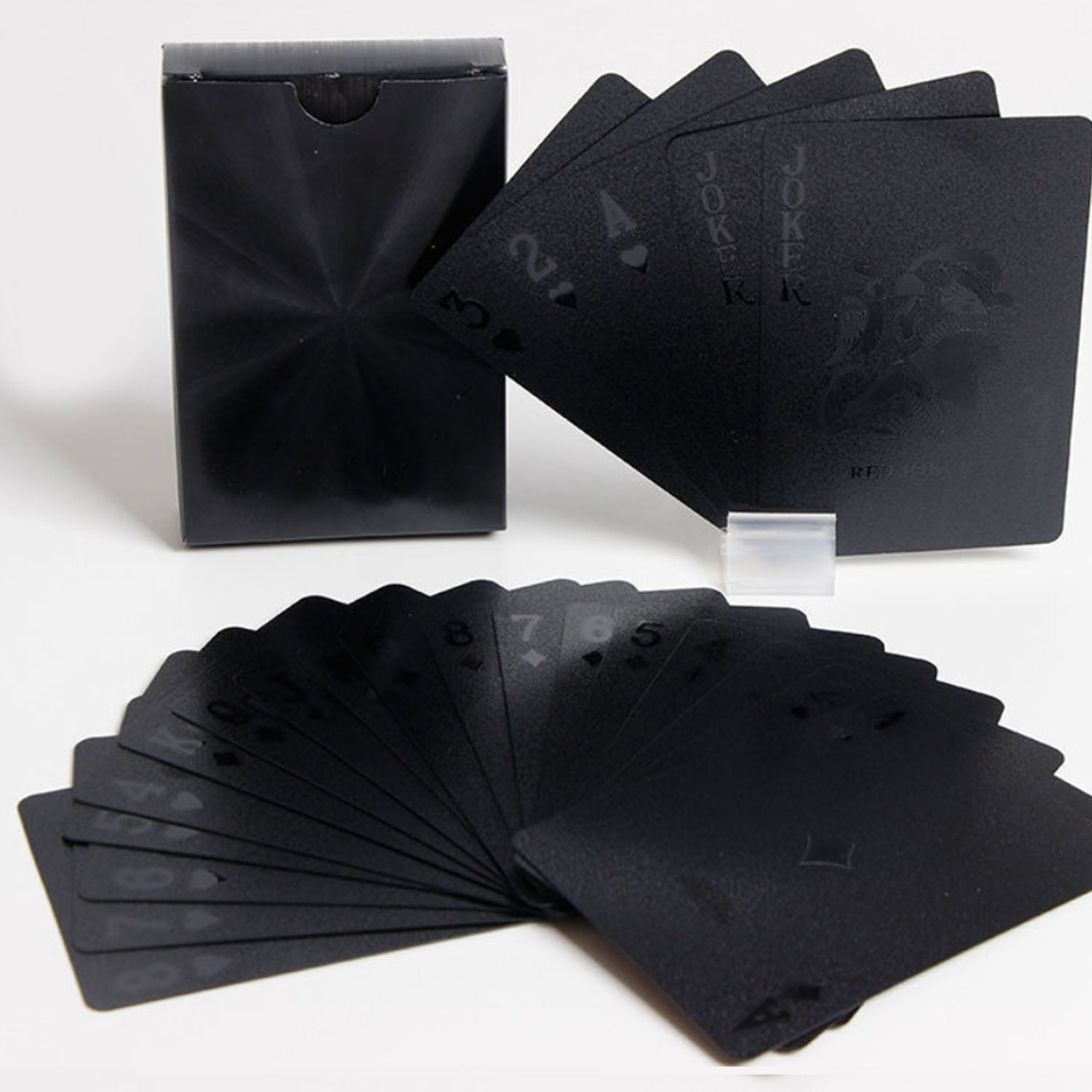 Diamond Waterproof Black Playing Cards, Poker Cards, HD, Deck of Cards ...