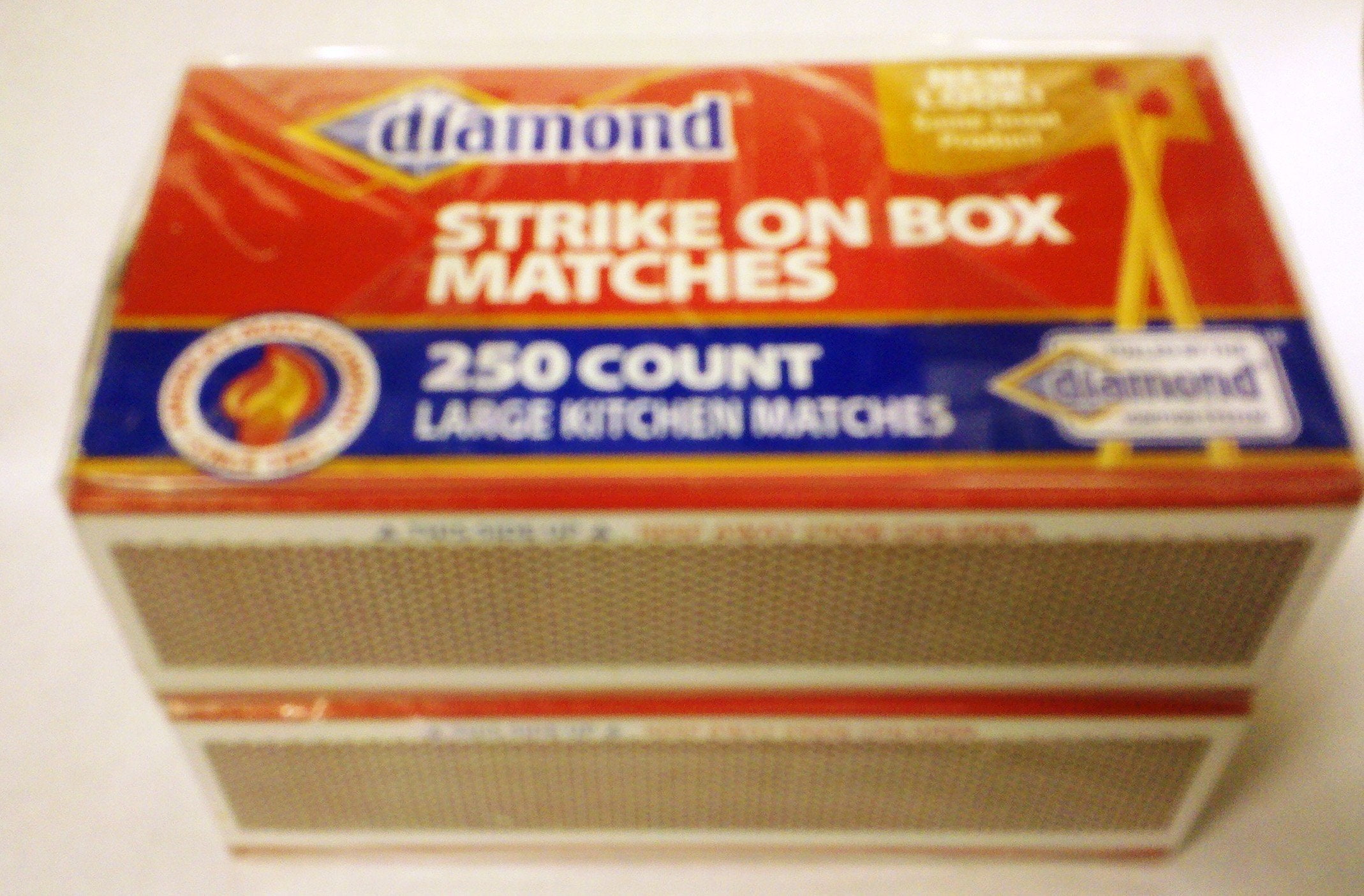 Diamond Wooden Matches, 2 Pack, 500 Count, Ideal for Kitchen & Outdoor ...