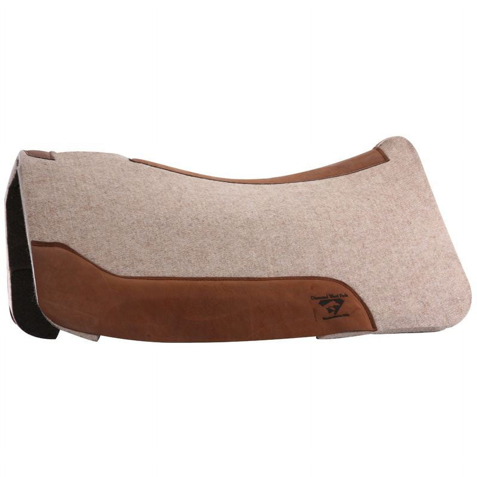 Diamond Wool Pad Company Contoured Cowboy Pad 3/4 in. - Walmart.com