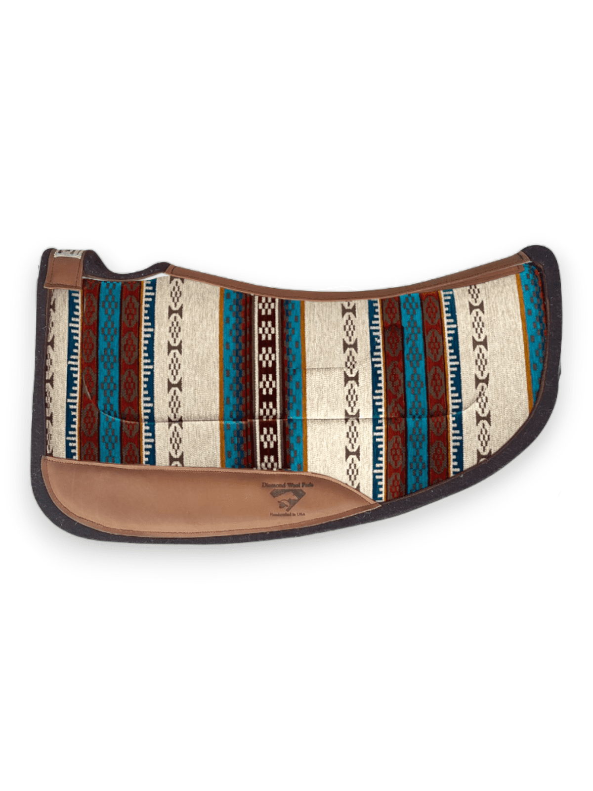Diamond Wool Round Contoured Ranch Western Saddle Pad Size 30x30, 1 ...