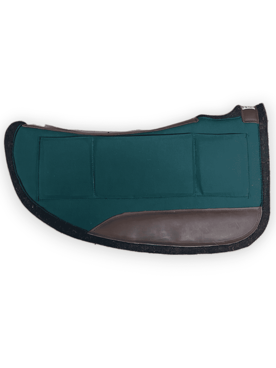 Diamond Wool Round Shim Saddle Pad 30x30 1 inch, Hunter Green - Walmart.com