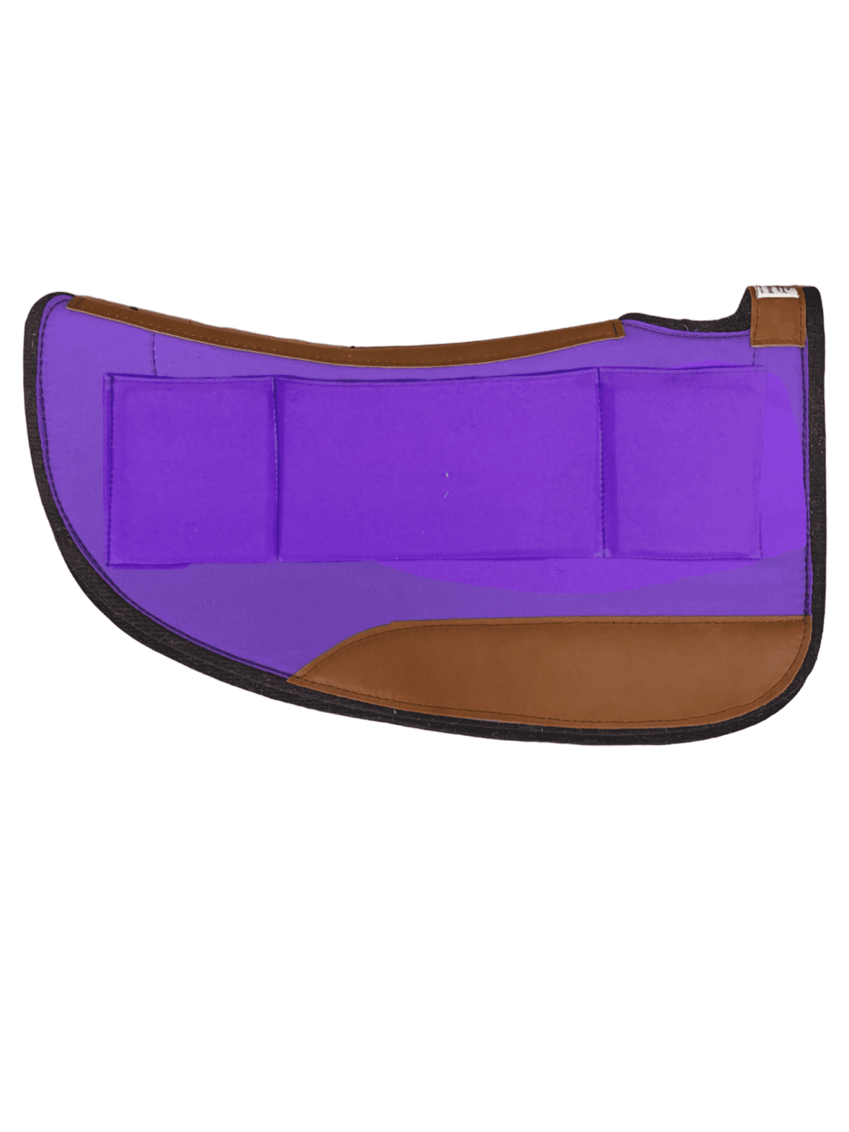 Diamond Wool Round Shim Saddle Pad 30x30 1 inch, Purple - Walmart.com