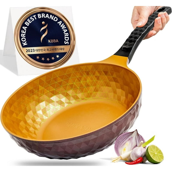 Diamond X Premium Non Stick Wok Pan - 11" Large Flat Bottom Chinese Wok ...