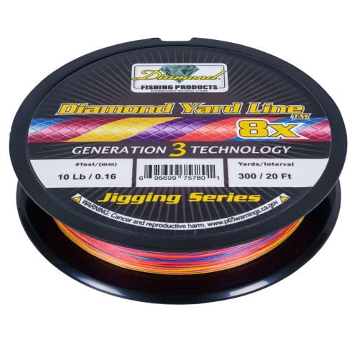 Diamond Fishing Products Diamond Yard Line Jigging Series 8X Solid ...