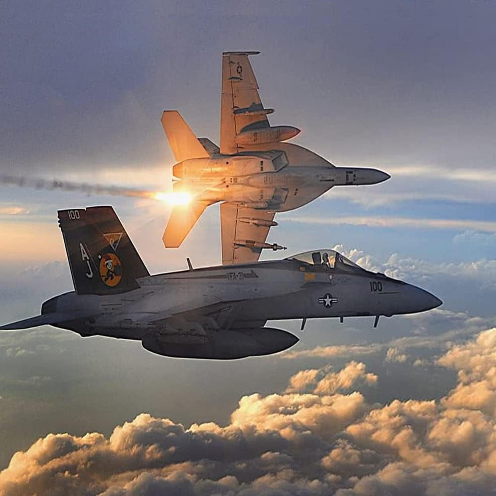 Diamond art Painting F-18 Airplane Hornet Strike Fighter Jet Air Plane ...