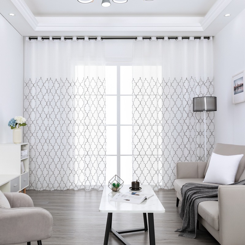 Diamond embroidered translucent window screen - Walmart.com