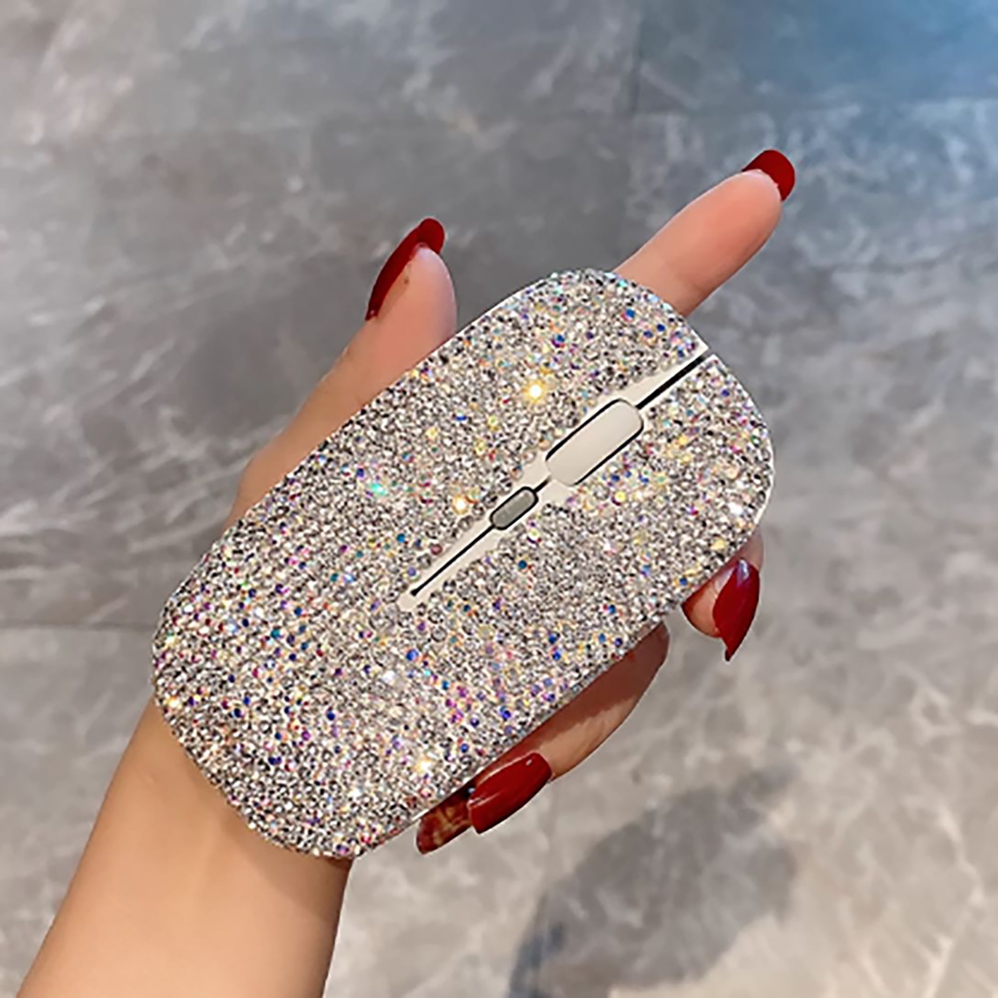 Diamond-encrusted Wireless Mouse, Silent Laptop, Personalized Mouse ...