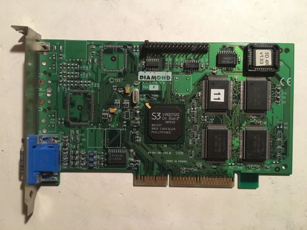 Diamond miltimedia dm-gx2 stealth 3d 4000 agp 4mb s3 virge/gx2 22220001 ...