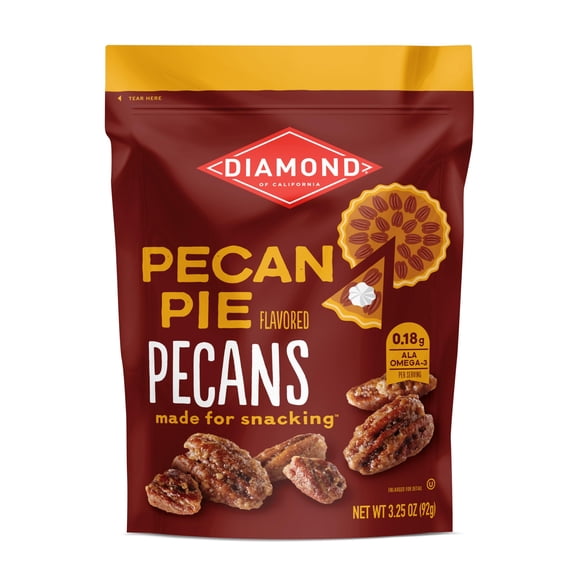 Diamond of California Pecan Pie Snack Pecans, 3.5 oz, 1 Pack - Walmart.com