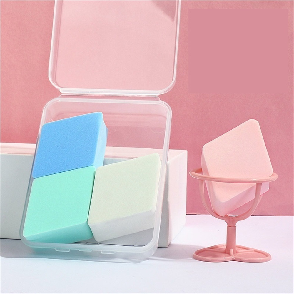 Diamond shaped powder puff sponge liquid foundation cotton makeup ...