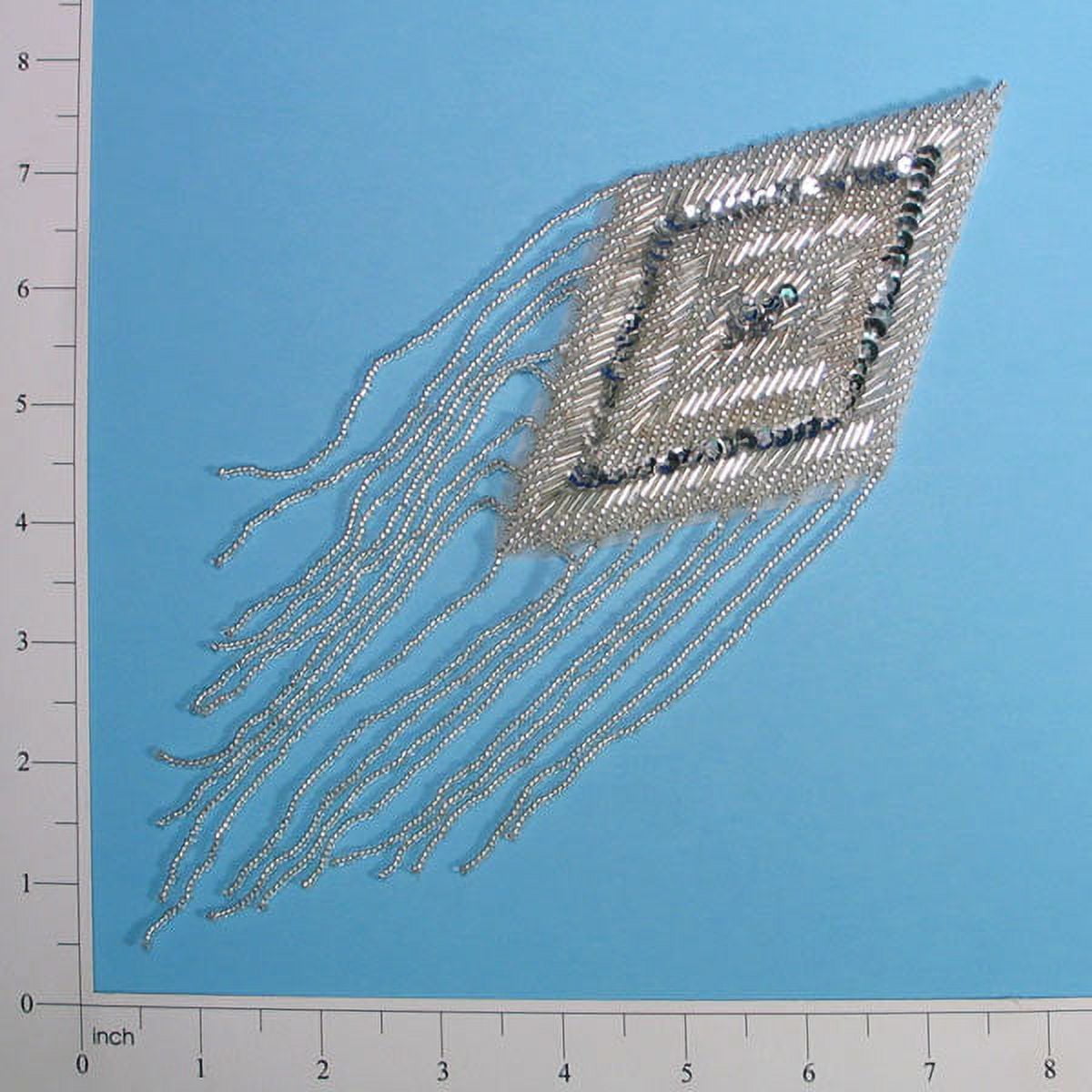 Diamond with Fringe Sequin Applique/Patch - Walmart.com