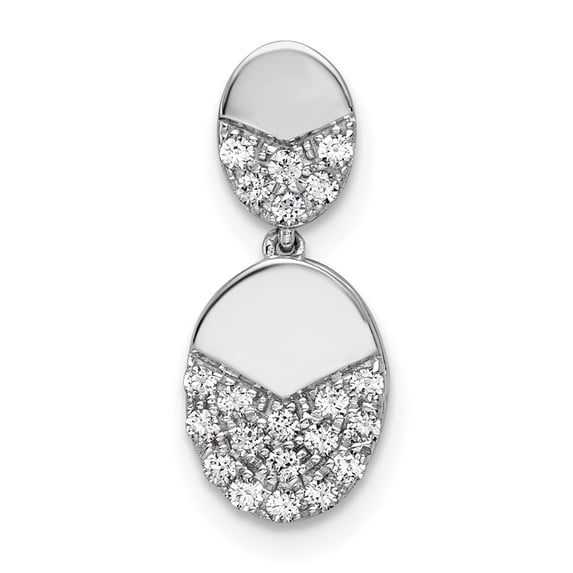 Diamond2Deal 14K White Gold 1/5 carat Lab Grown Diamond VS/SI+ G+ ...