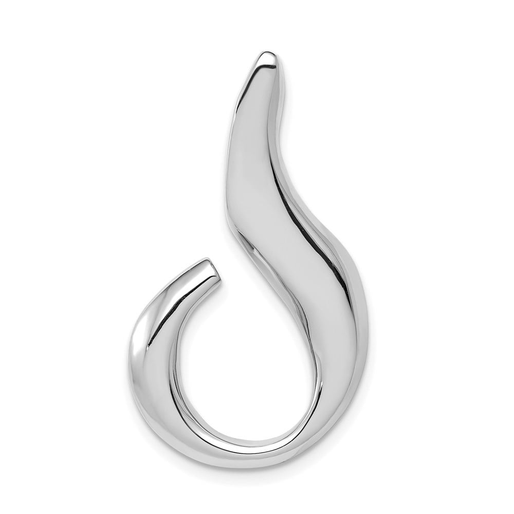 Diamond2Deal 14k White Gold Fits up to 6mm Regular and Fancy Omega ...