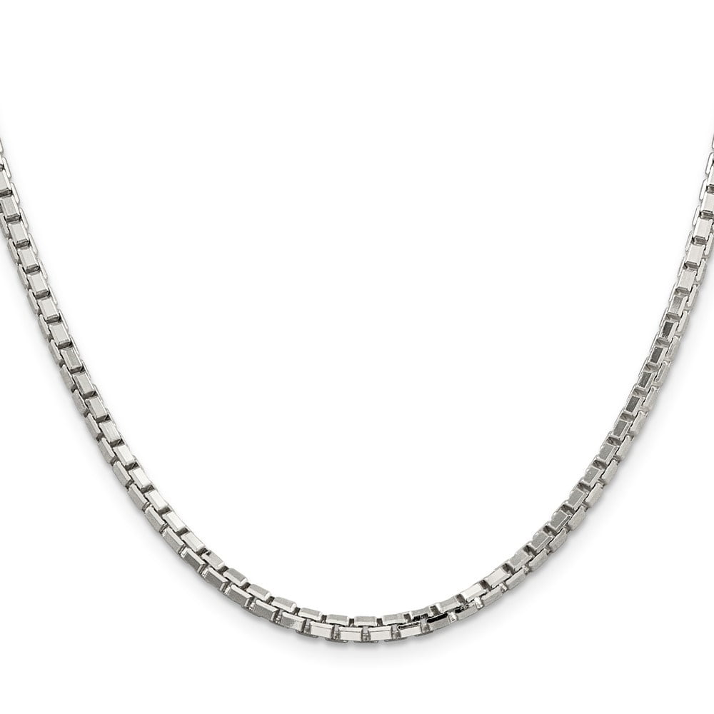 Diamond2Deal 925 Sterling Silver 2.9mm 8 Sided Diamond-Cut Box Chain ...