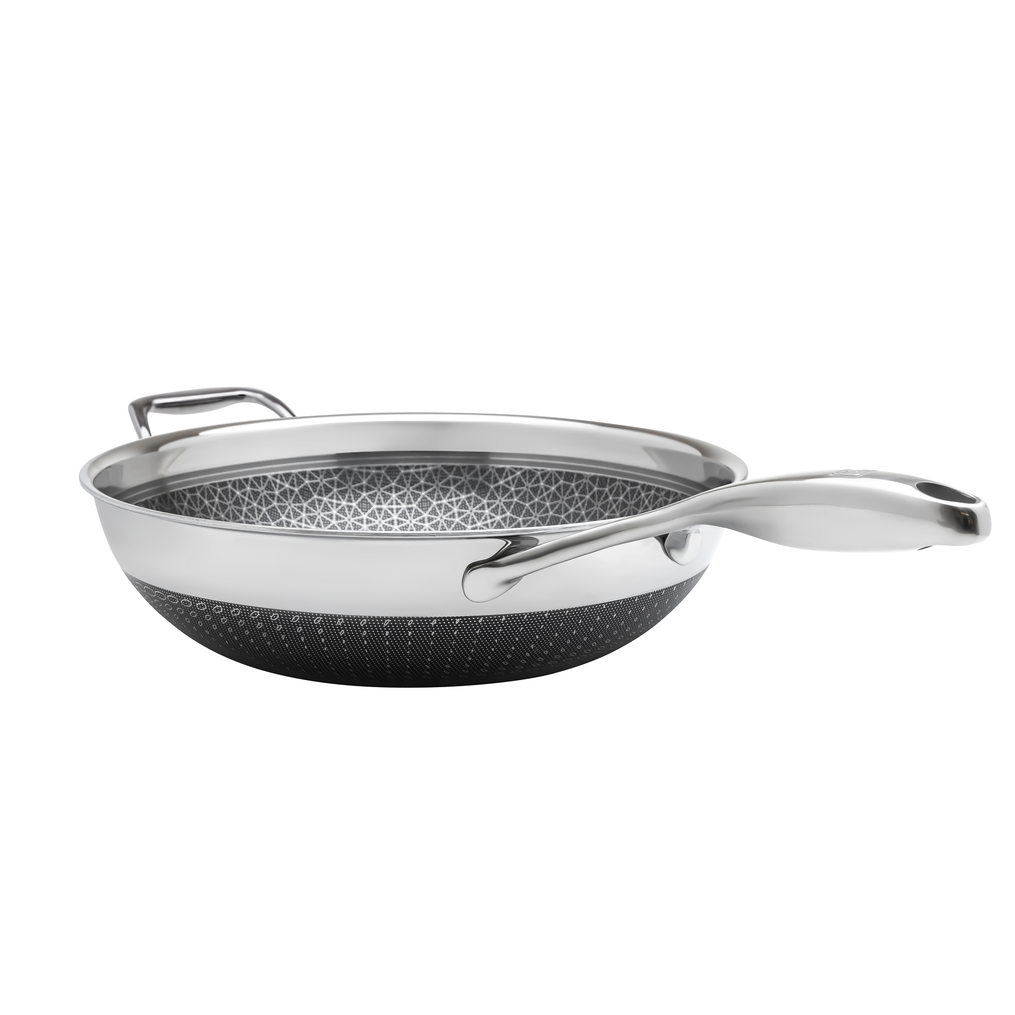 DiamondClad 12-Inch Hybrid Nonstick Wok Fry Pan - Walmart.com