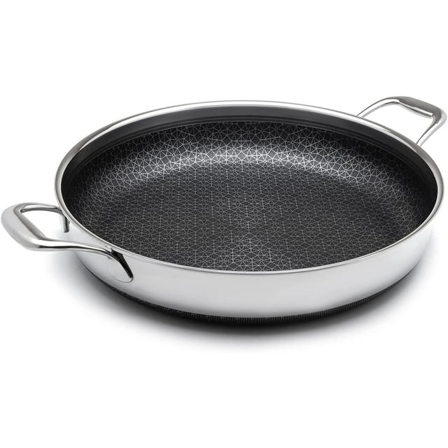 DiamondClad 14-Inch Hybrid Nonstick Everything Pan Skillet - Walmart.com
