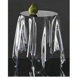 Diamond Home, Clear Vinyl Tablecloth Protector, 70" Round, Waterproof ...