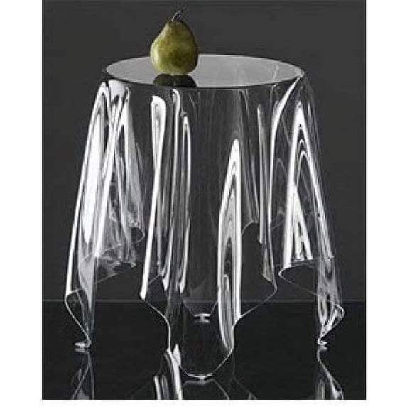 Diamond Home, Clear Vinyl Tablecloth Protector, 70" Round, Waterproof ...