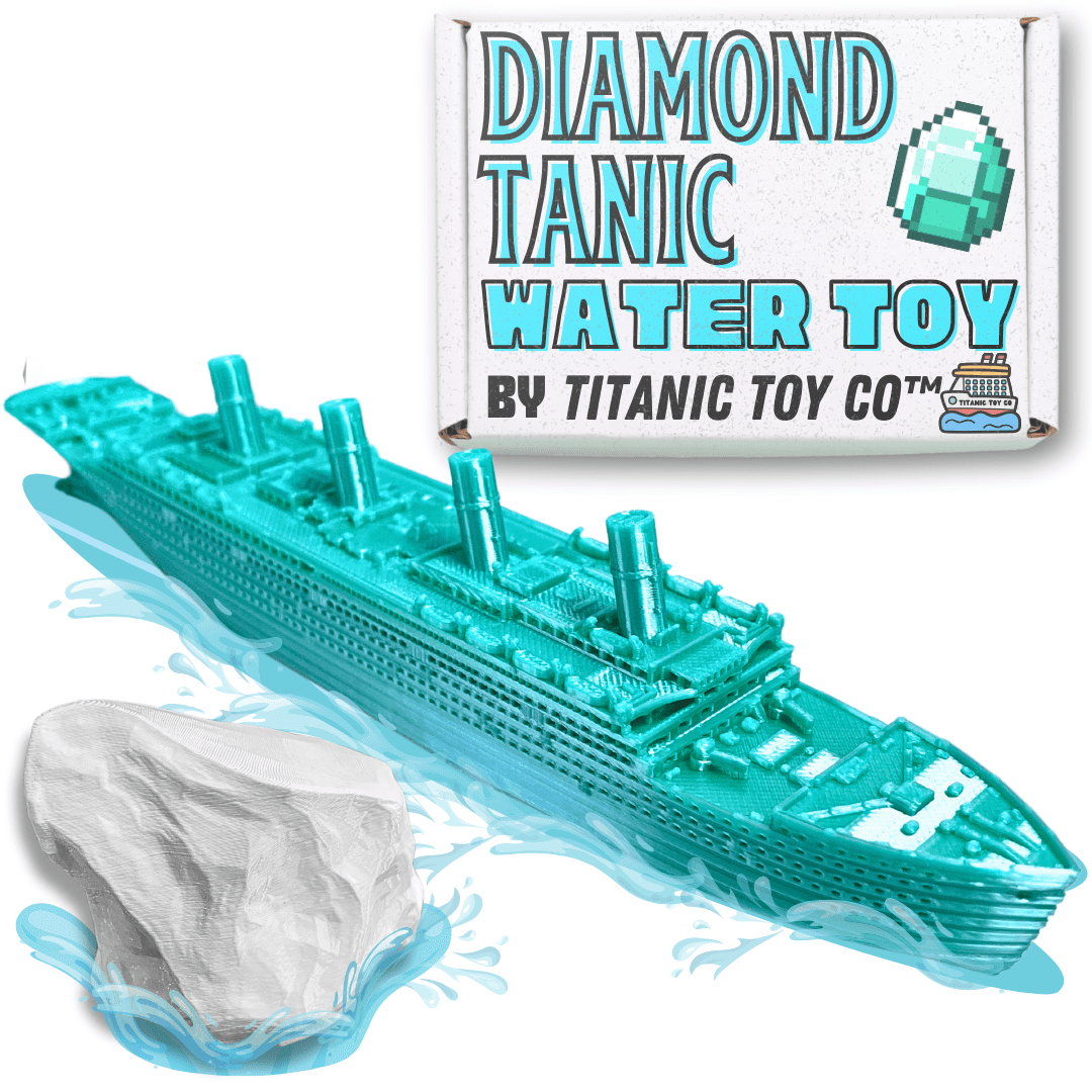 DiamondTanic Titanic Bath Boat And Pool Toy By TitanicToyCo, RMS ...