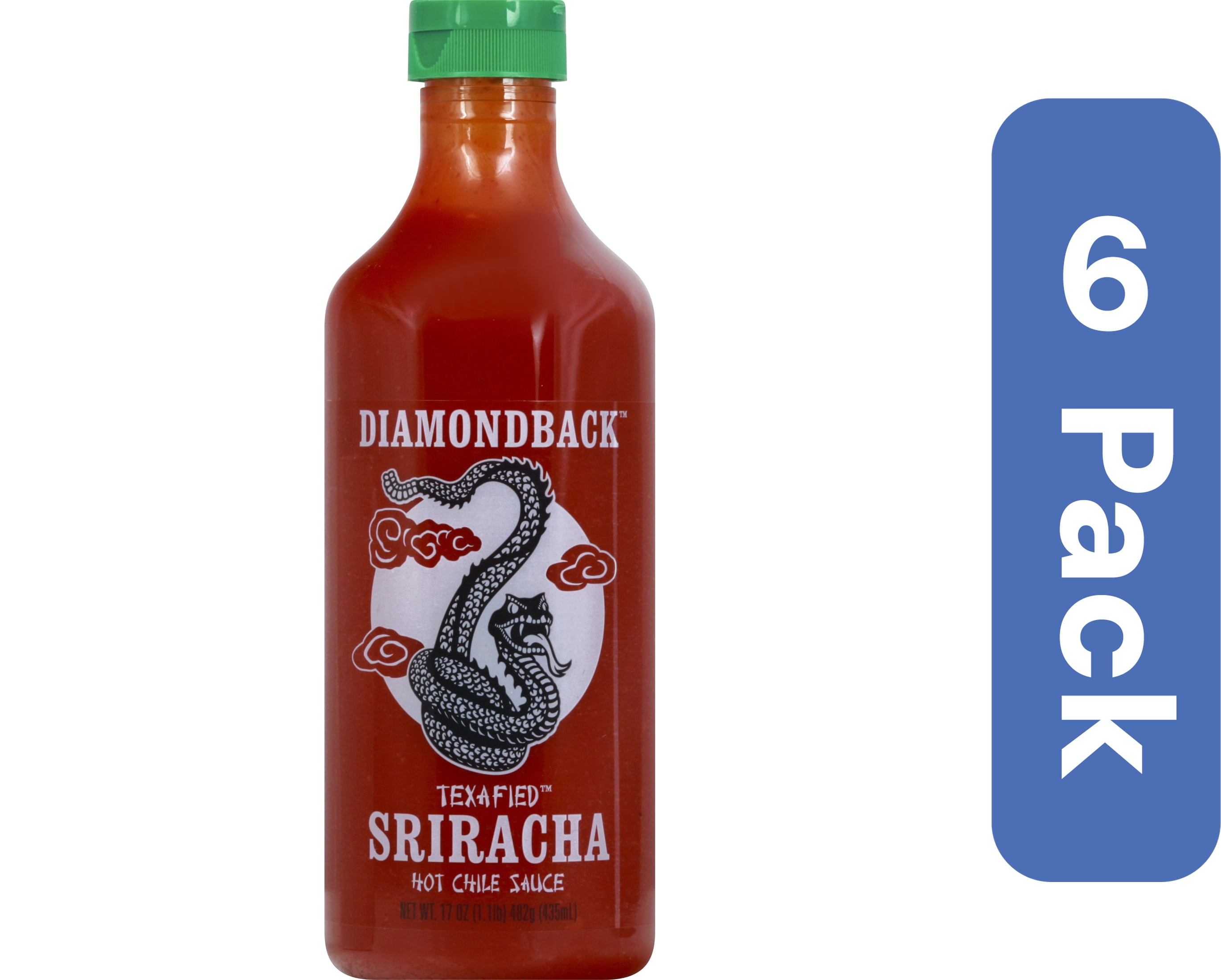 Diamondback Sriracha Chili Sauce 17 oz (Pack Of 6) - Walmart.com
