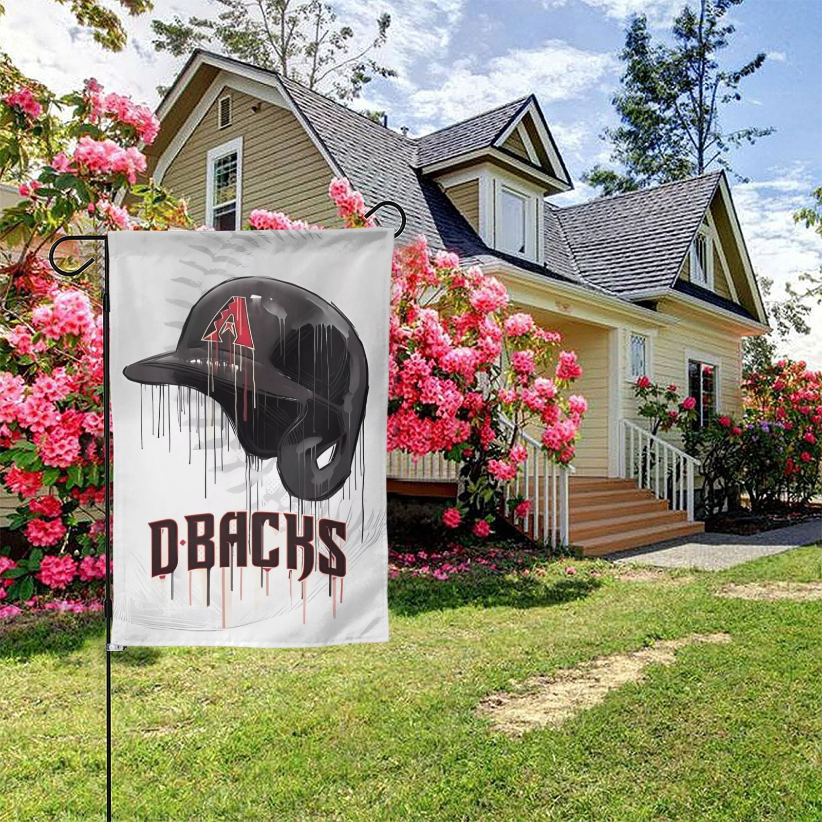 Diamondbacks Baseball Team Custom Garden Flags Personalized Yard Flags ...