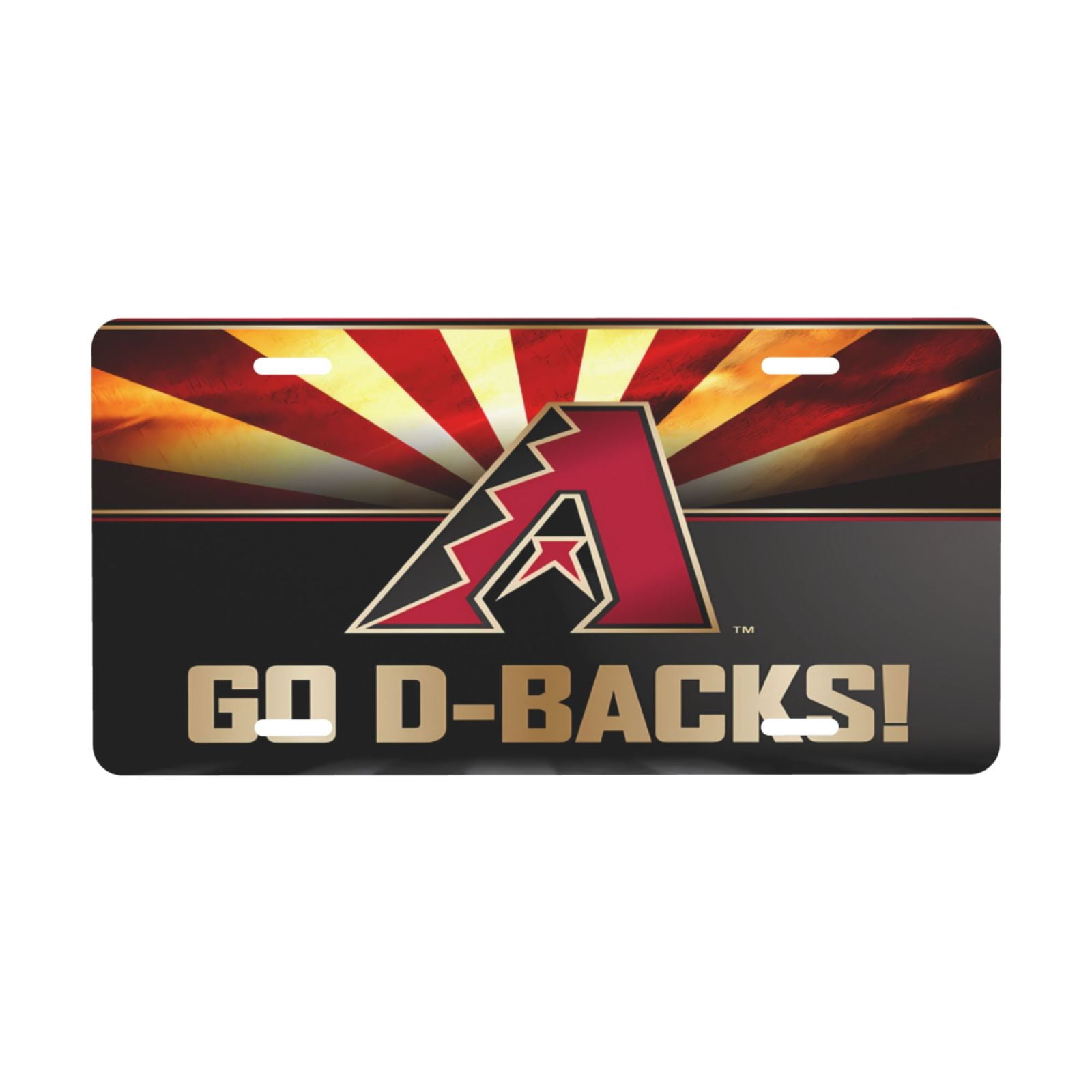 Diamondbacks Car Decorative License Plate Baseball Team Theme Design ...