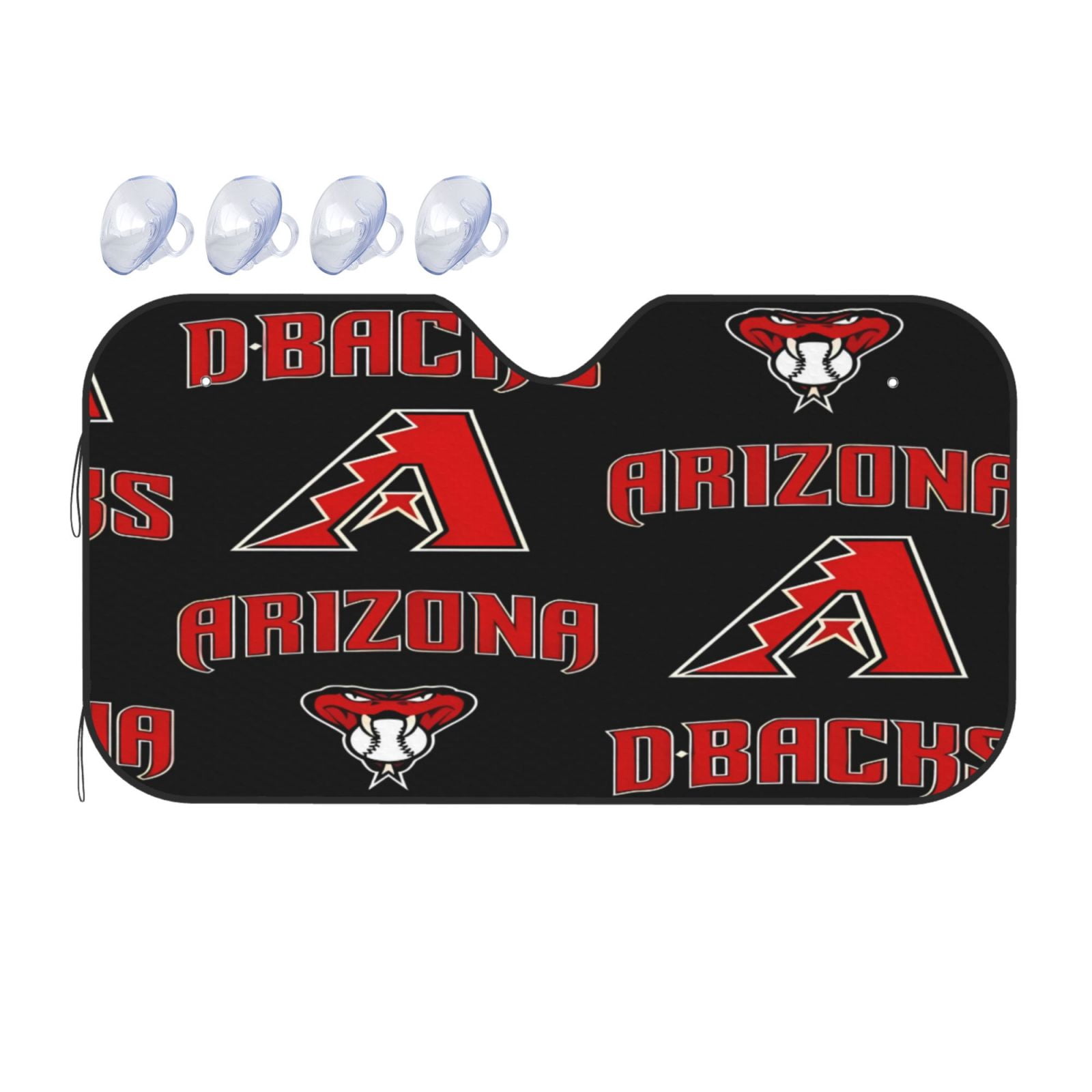 Diamondbacks Car Windshield Sun Shade Foldable Front Windshield Shade ...