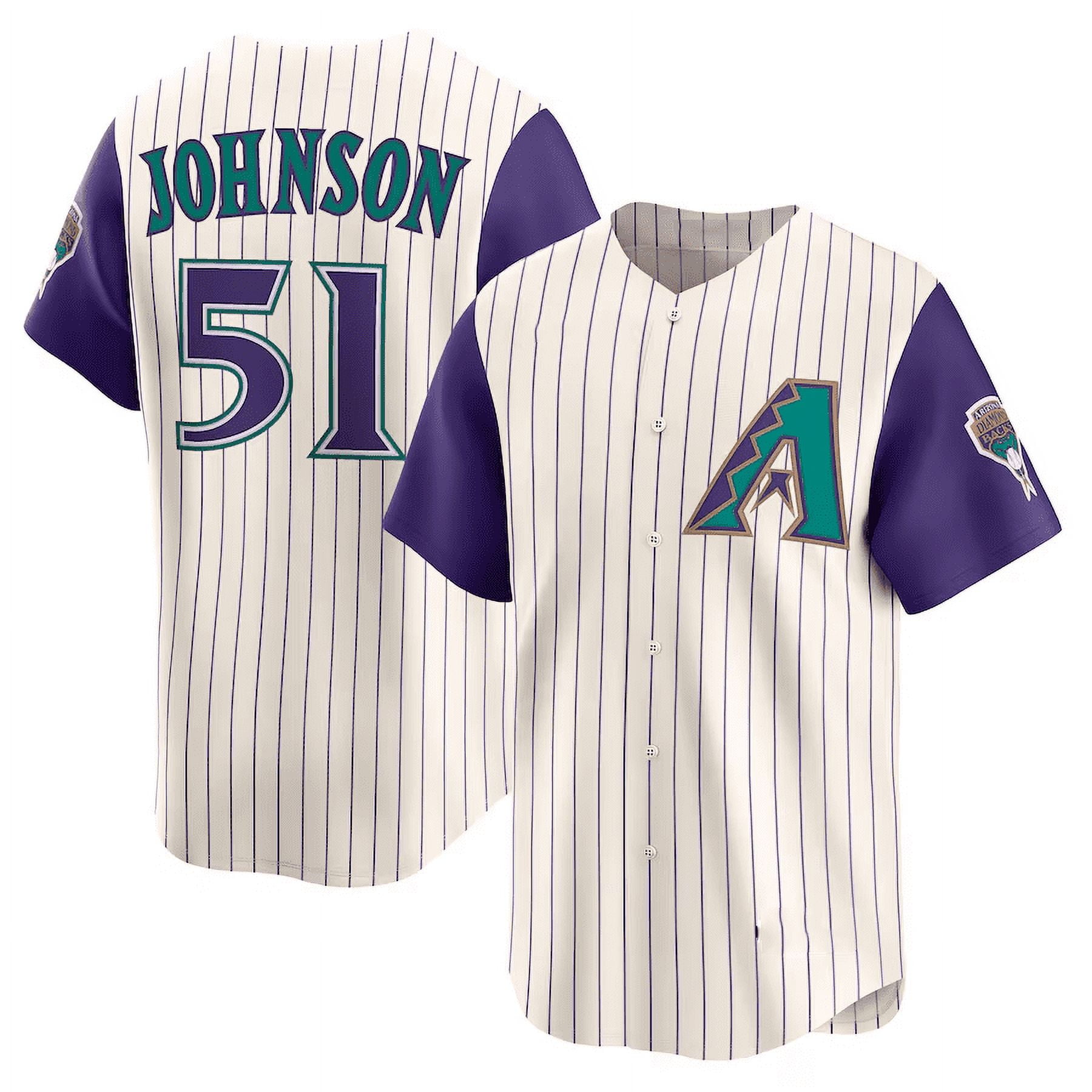 Diamondbacks Shirt Randy Johnson#51 Baseball Team Sports Home Limited ...