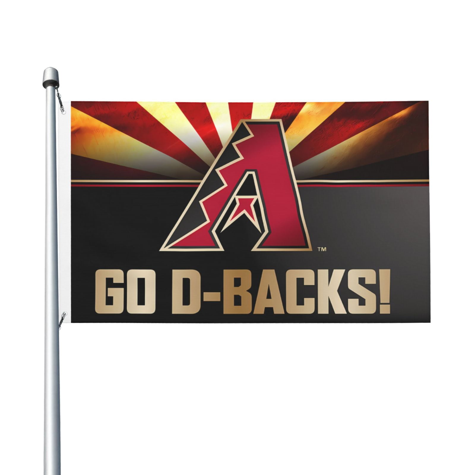 Diamondbacks Team Garden Flag Indoor Outdoor Decoration Double Sided ...