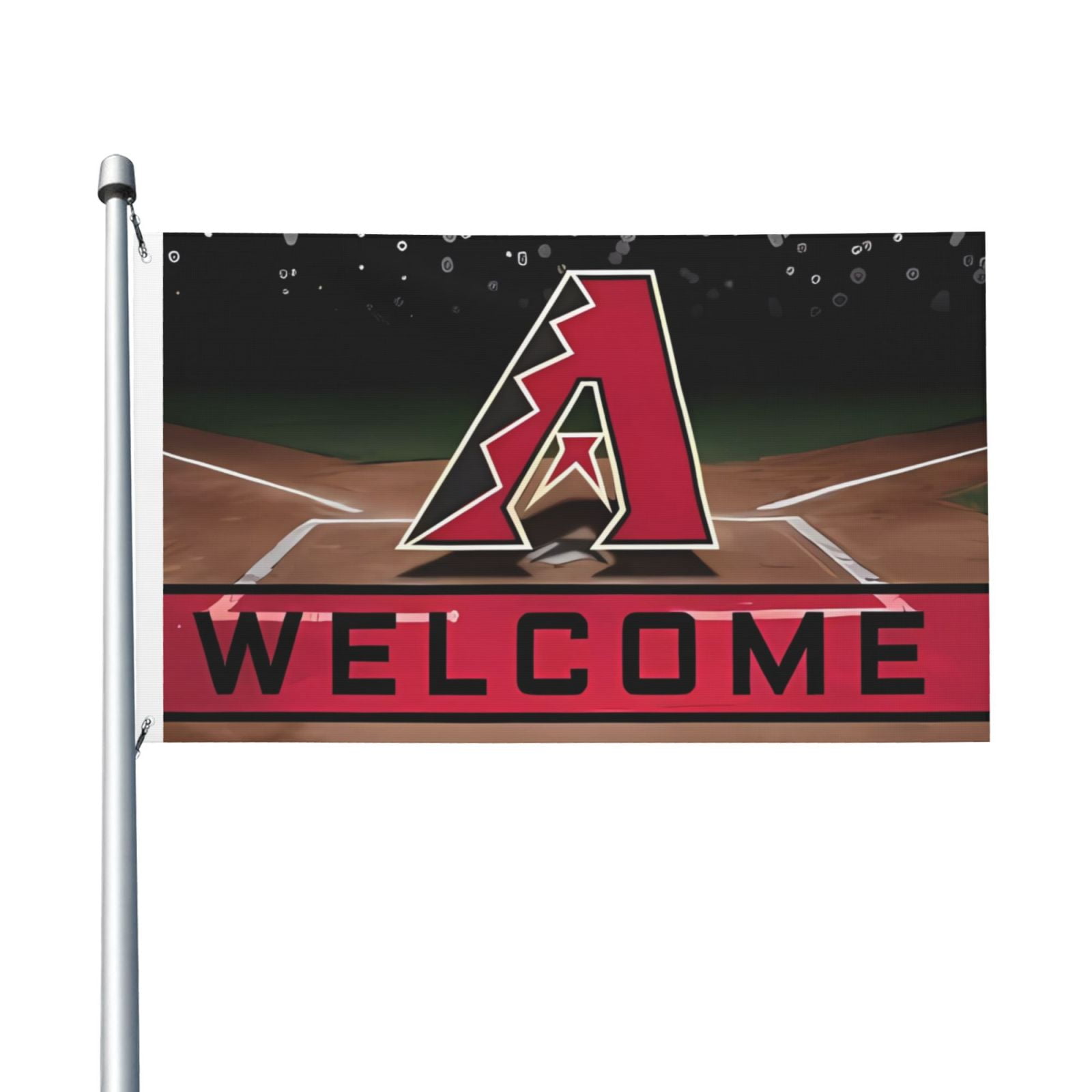 Diamondbacks Team Garden Flag Indoor Outdoor Decoration Double Sided ...