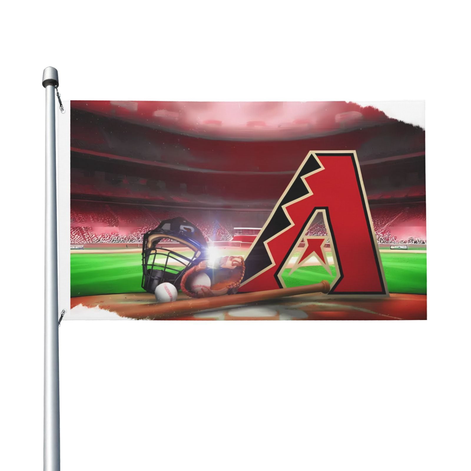 Diamondbacks Team Garden Flag Indoor Outdoor Decoration Double Sided ...