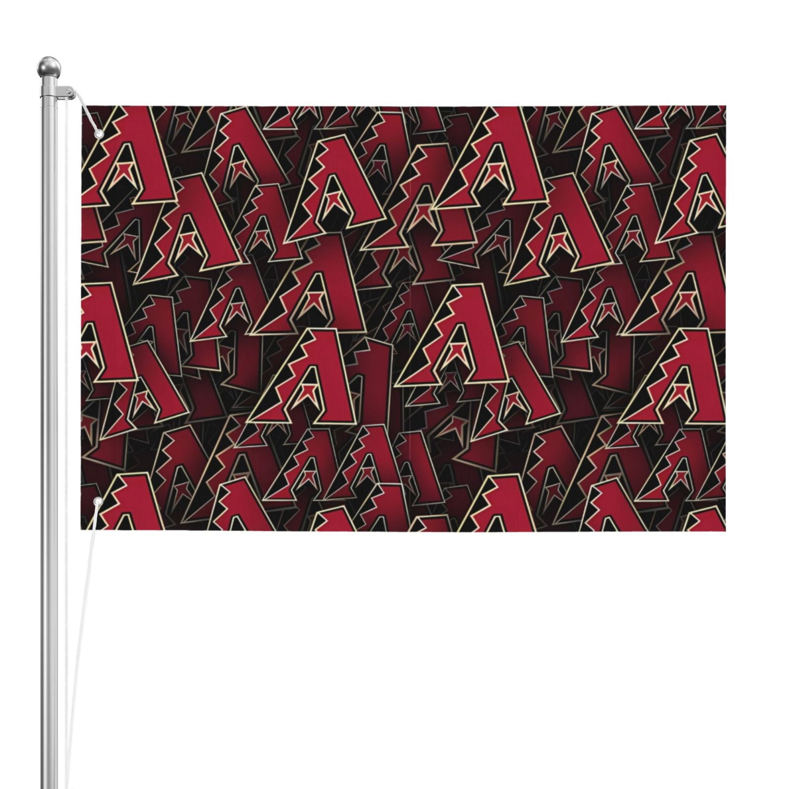 Diamondbacks Three Layer personalized Double Sided Flag Football Fans ...