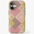 Diamonds And Stripes Pastel Modern Pattern Art iPhone Case 17 through ...