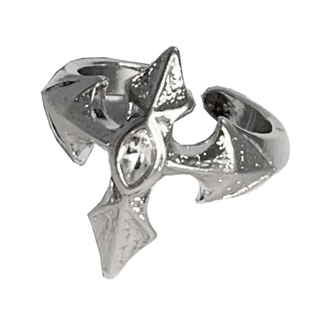 Cut Crosses Design Adjustable Gothic Rings Allergy Alloy Unisex Jewelry ...