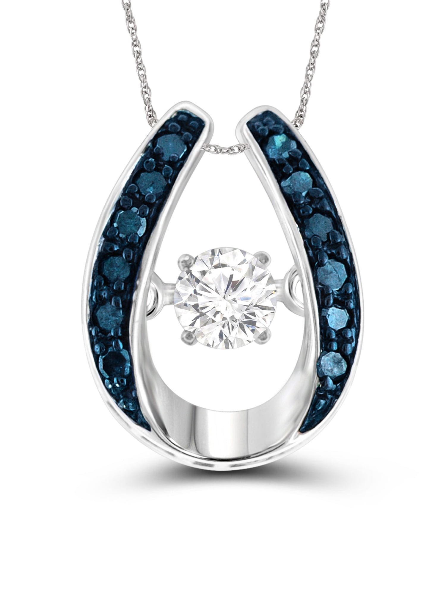 Diamonds in the Sky Diamonds in the Sky Necklace with Dancing Blue ...